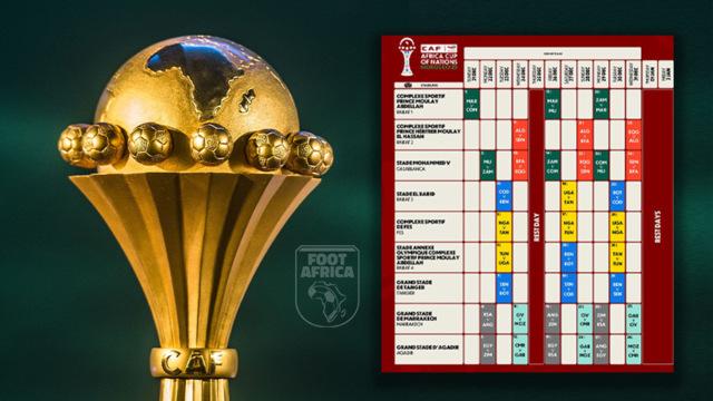 CAN 2025 : le calendrier complet - Foot Africa