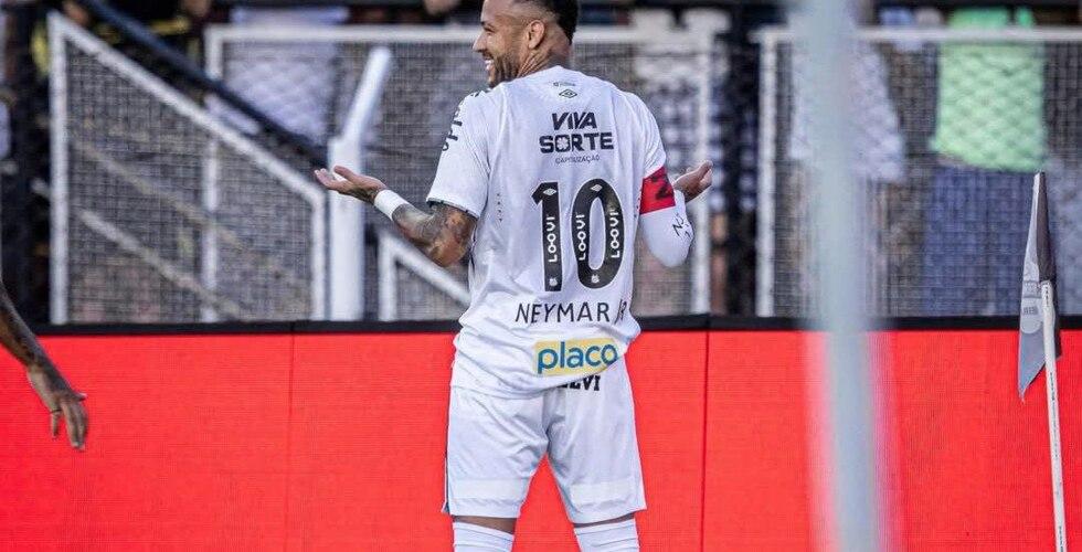 Neymar Jr. steals the spotlight with a world-class goal with Santos ...