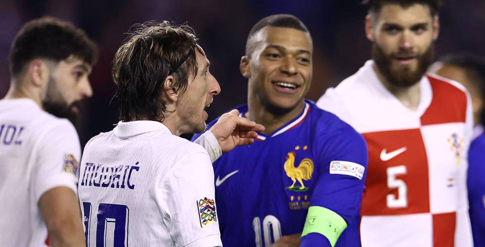 (Video) Modrić Confronts Mbappé Over Diving Incident in Nations League ...