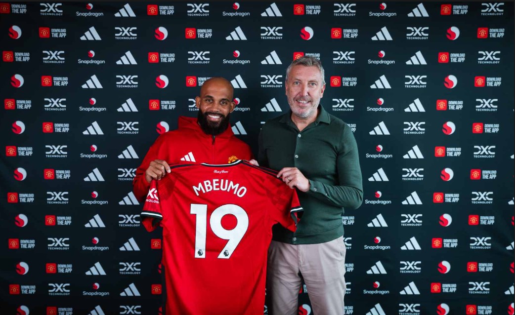 Manchester United: Bryan Mbeumo arrives at Old Trafford for €81 million ...