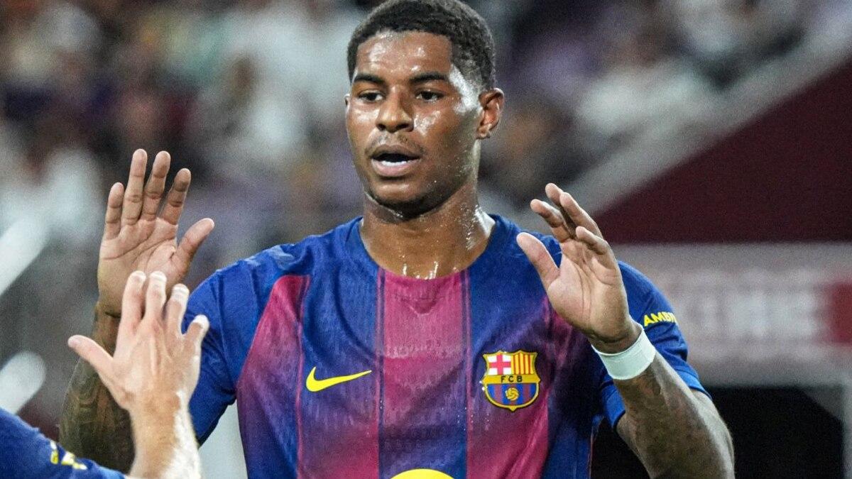 Friendly: Watch Rashford's first goal for Barça on video - Foot Africa