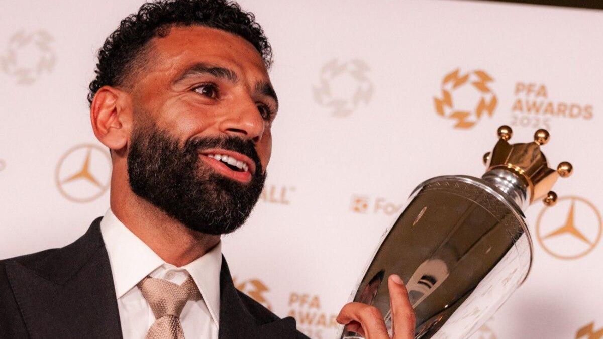PFA Awards 2025: Mohamed Salah's first words after being named player ...
