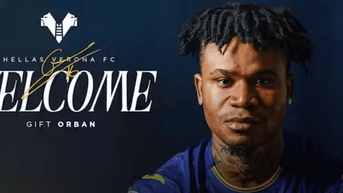 Details of Nigerian Gift Orban's contract with Hellas Verona - Foot Africa