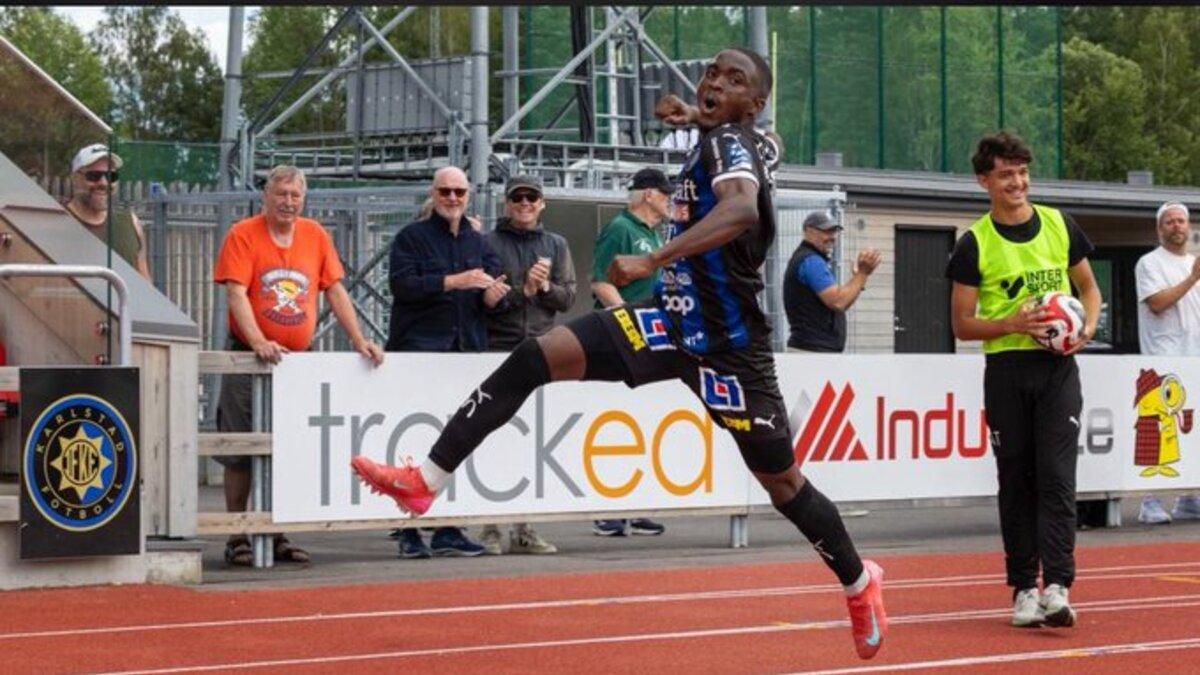 Suède : Ibrahim Adewale buteur pour l'IF Karlstad - Foot Africa