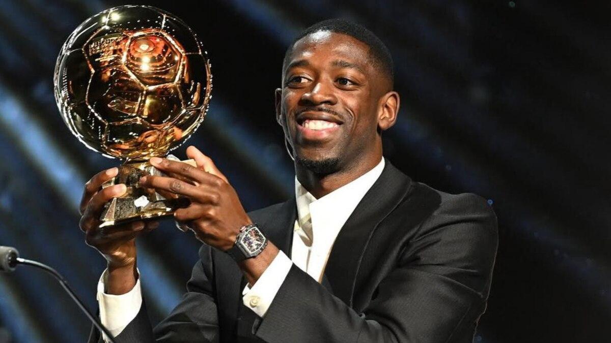 Ballon d'or: Ousmane Dembélé celebrates his triumph with understated ...