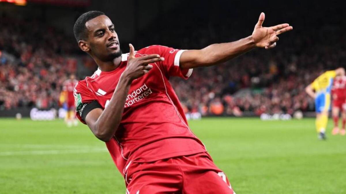 (Video) Isak Scores First Goal in Liverpool Colours - Foot Africa