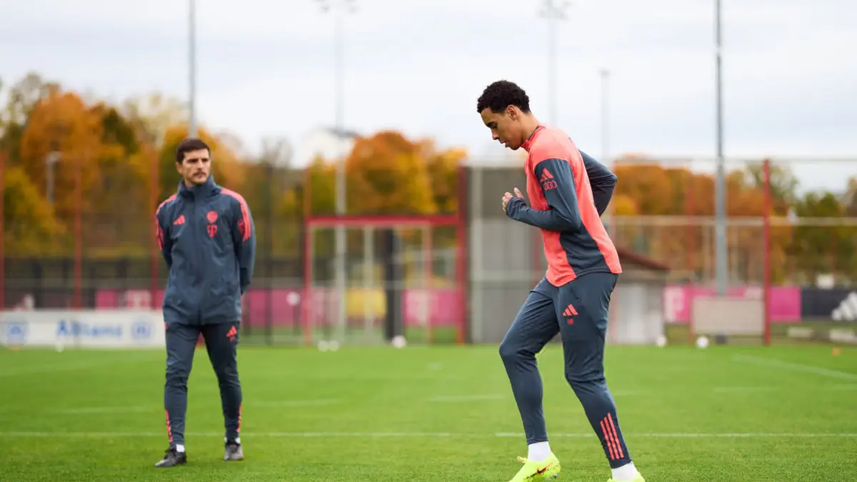 Good news for Bayern Munich: Jamal Musiala is back in training! - Foot ...