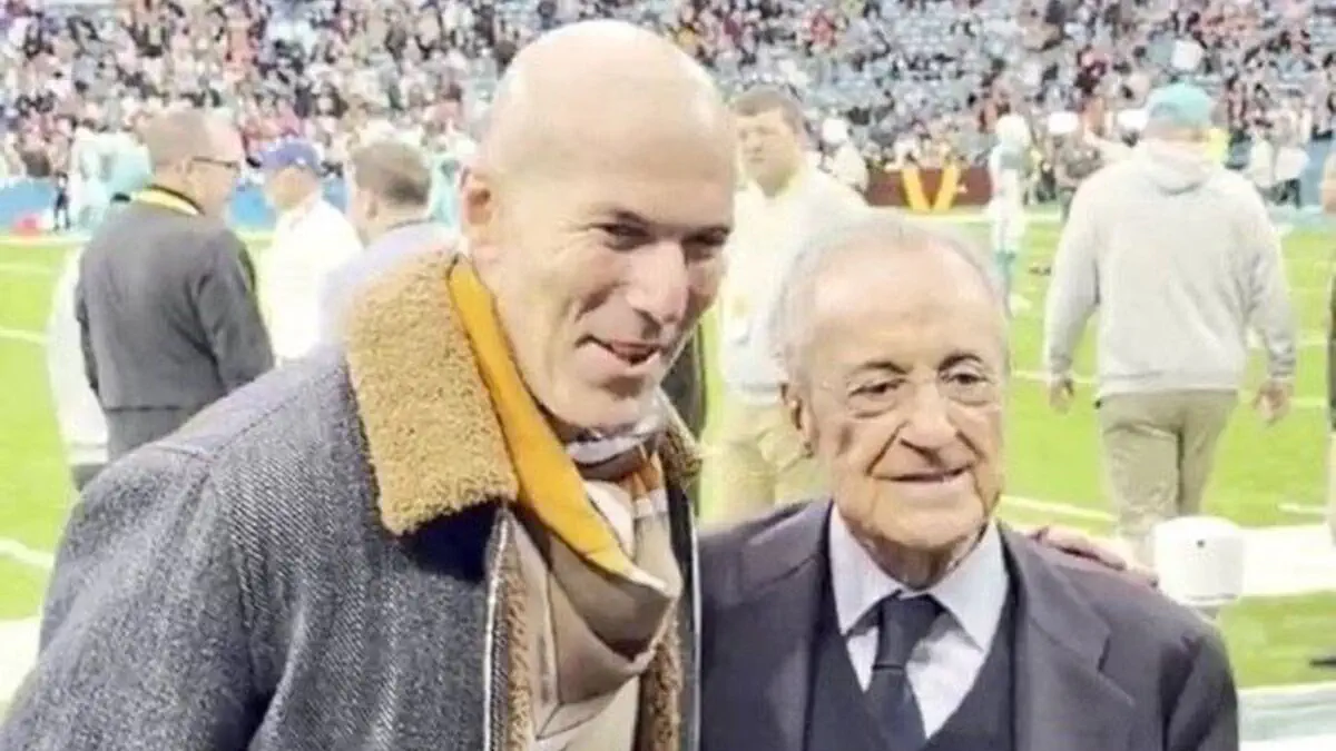 Real Madrid : Rencontre entre Zinedine Zidane et Florentino Pérez ...