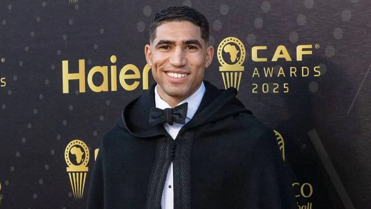 Achraf Hakimi wins 2025 CAF African Player of the Year: Full stats ...