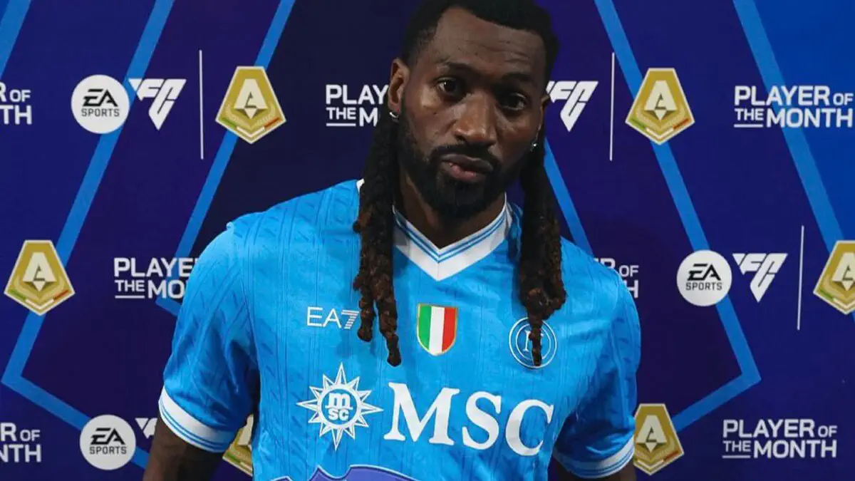 Serie A : Frank Zambo Anguissa reçoit un joli trophée - Foot Africa