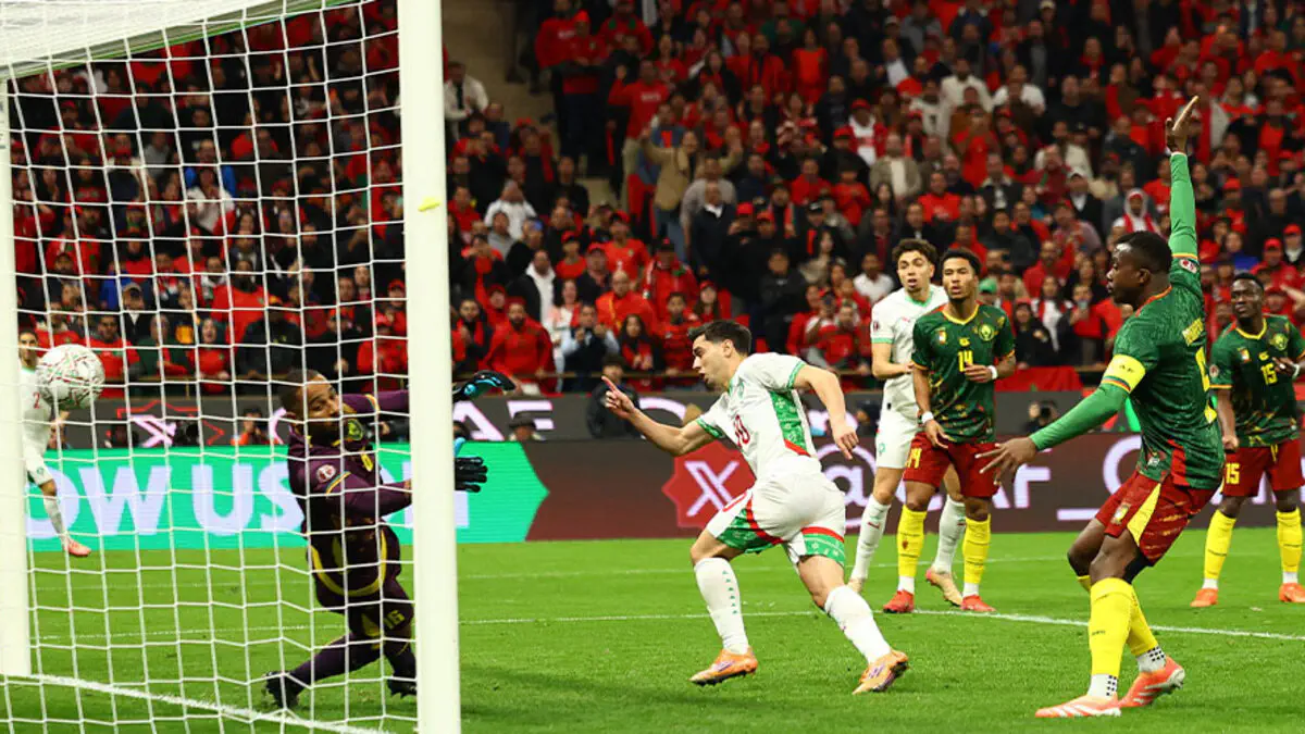 (Video) Morocco 1-0 Cameroon at half-time: Brahim Diaz strike gives ...