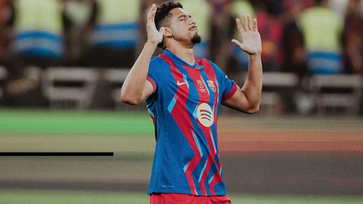 Supercoupe d'Espagne : ce discours fort de Ronald Araujo en finale ...