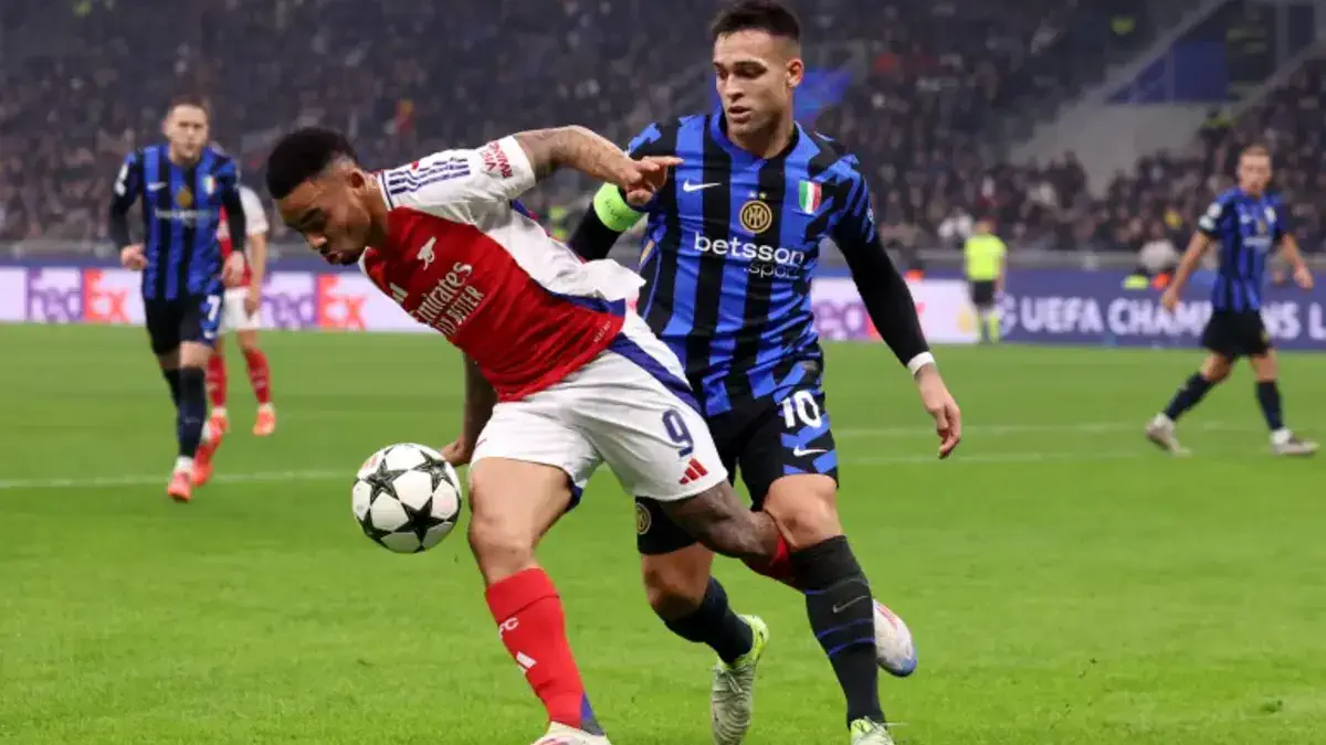 UEFA Champions League / Inter – Arsenal: The Gunners lead 2-1 at ...