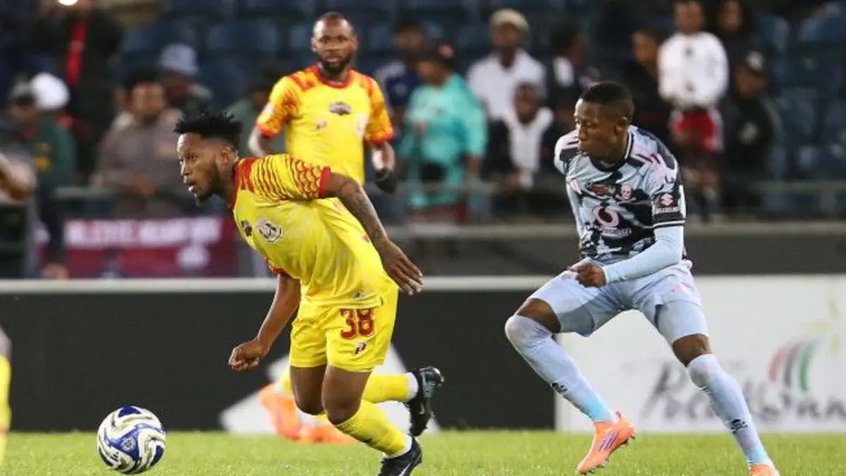 Jackie Ledwaba, assistant coach of Magesi FC, talks about facing ...