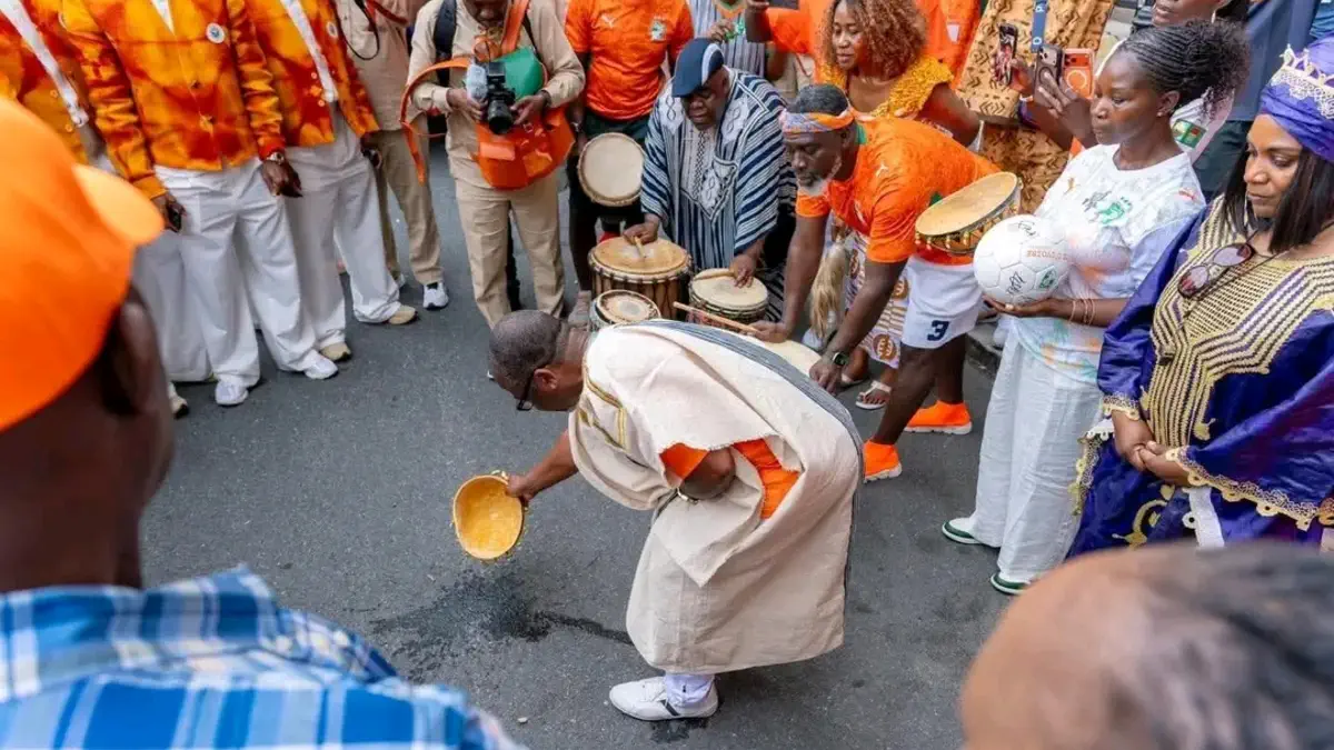 2026 World Cup: An Ivorian fan pours a libation to the ancestors for ...
